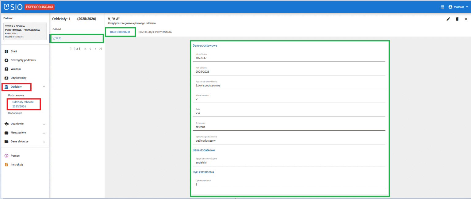 Oddziały robocze na nowy rok szkolny – Pomoc SIO